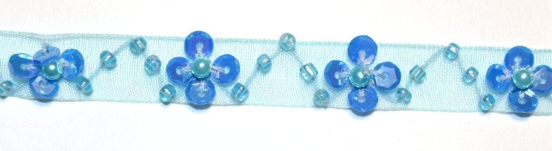 Beads braid and spangles 1 cm - The online shop - Braids - Beads braids