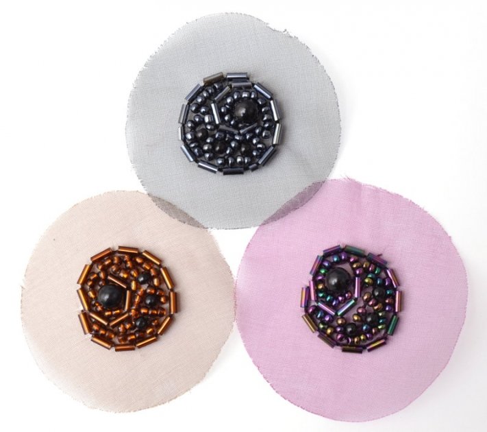 Round design, tulle and beads - The online shop - Pattern & neckline ...